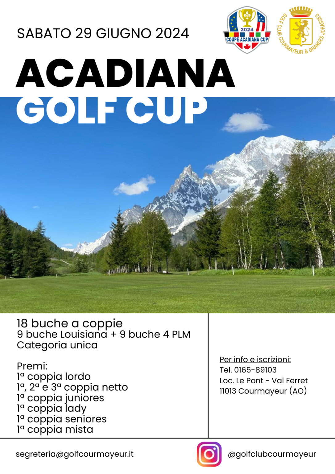 ACADIANA GOLF CUP – Golf Club Courmayeur